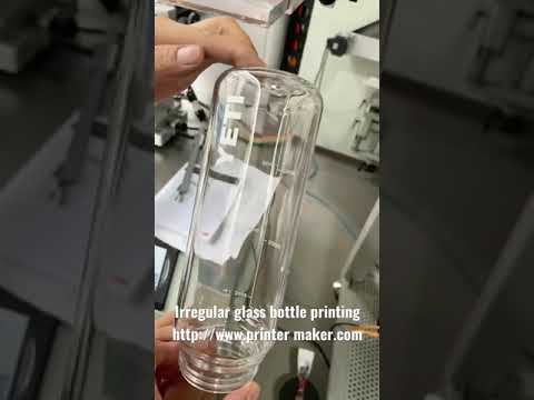 Irregular glass bottle screen printing machine