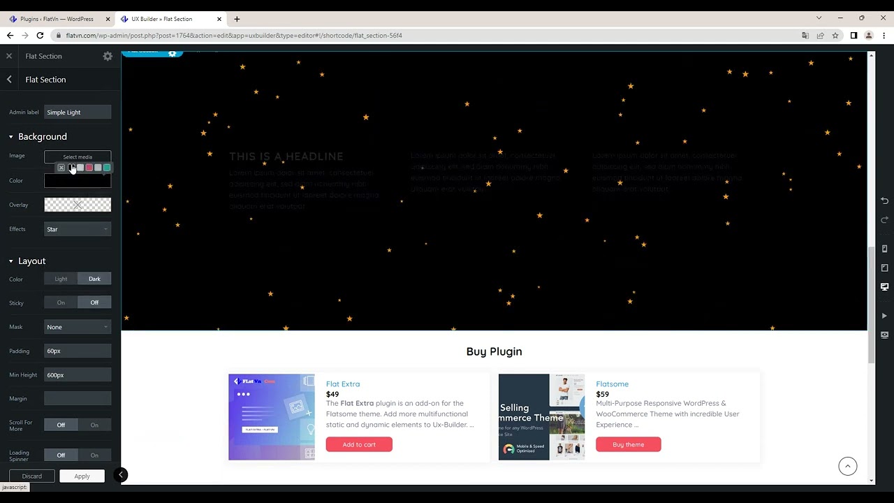 Flat Section - Flat Extra - FlatVn - Flatsome Addon
