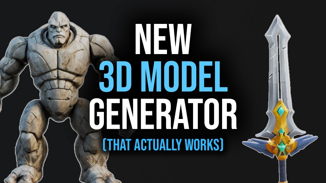 3D Model Generators - Explained in 60 Seconds