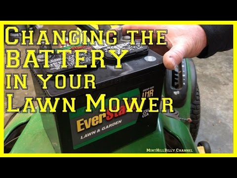 How To change the Battery in your Riding Lawn Mower - EASY