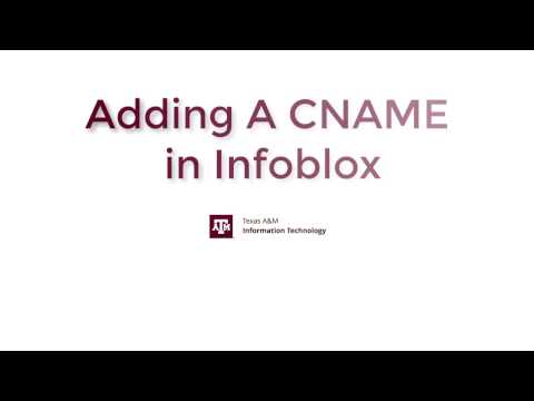 Adding A CNAME