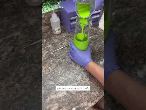 How to make a Lava drip tumbler using Magic Flow solutions
