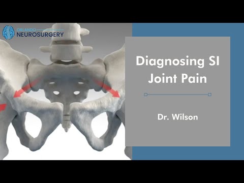 Diagnosing SI Joint Pain - Kelvin Wilson, M.D.