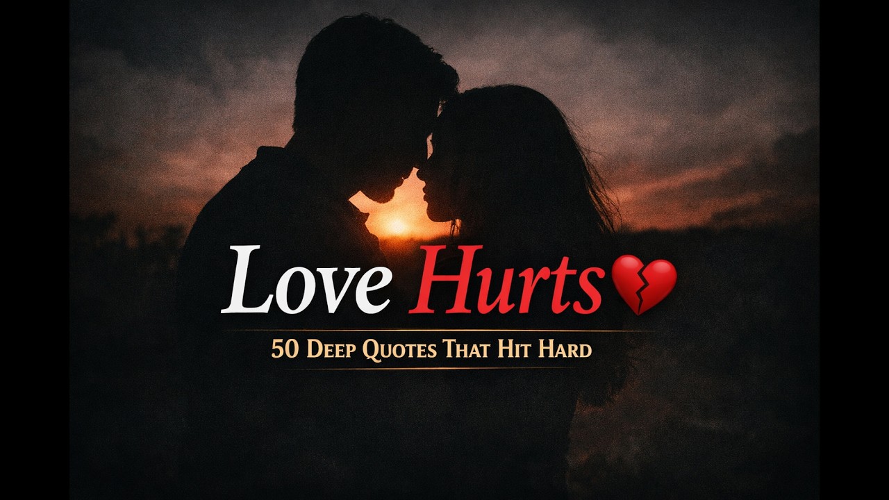 50 Deep Love Quotes That Hurt & Heal at the Same Time 💔❤️