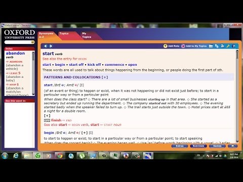 Oxford Learner's Thesaurus - Từ điển tiếng Anh đồng nghĩa Oxford