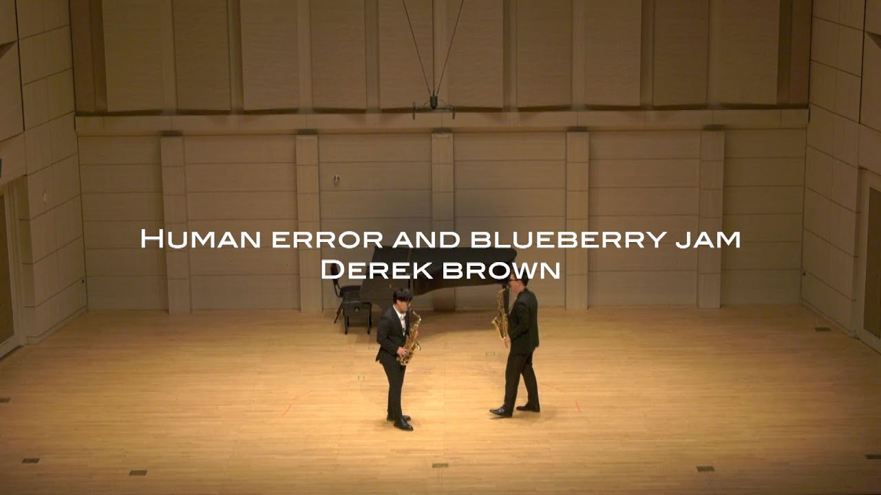 Beatbox Sax(Derek Brown) - Human Error, BlueberryJam