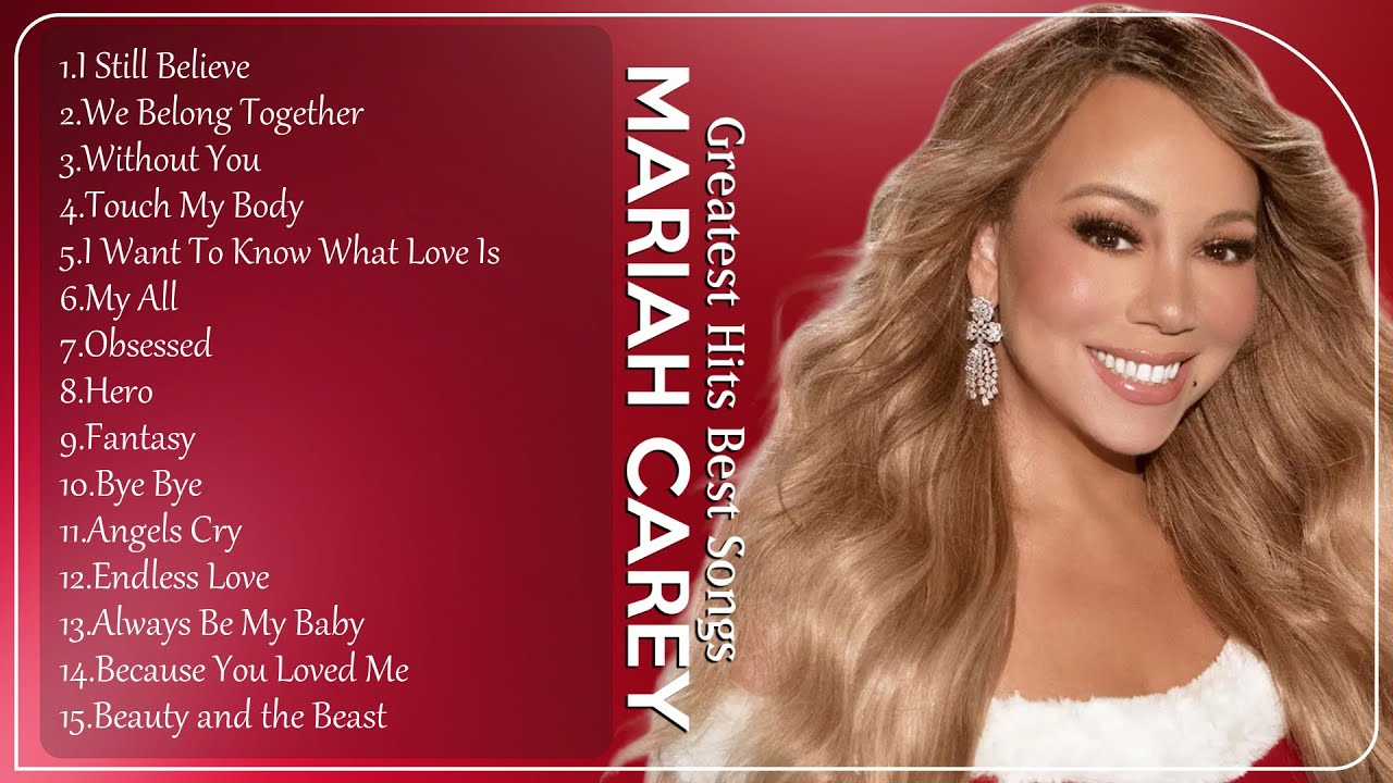 MARIAH CAREY ~ Legendary Playlist Top 10 Hits Playlist of All Time ~ Greatest Divas Hits Collection