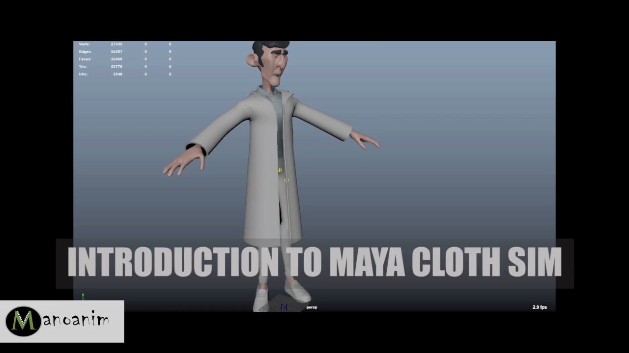 Introduction To Simple Maya Cloth Sim