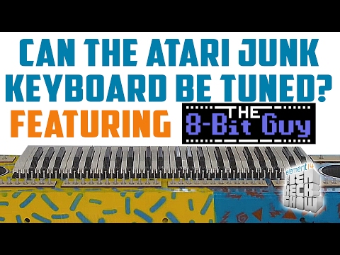 Can the Atari Junk Keyboard be Tuned? Featuring 8 Bit Guy