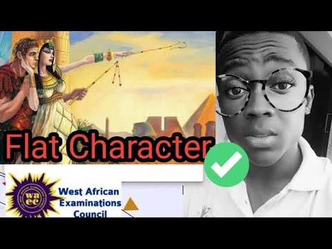 Flat character figure of speech with examples