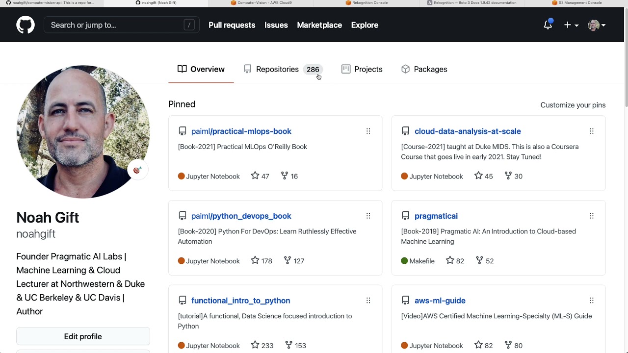 AWS python computer vision from zero cloud9 click cli tools