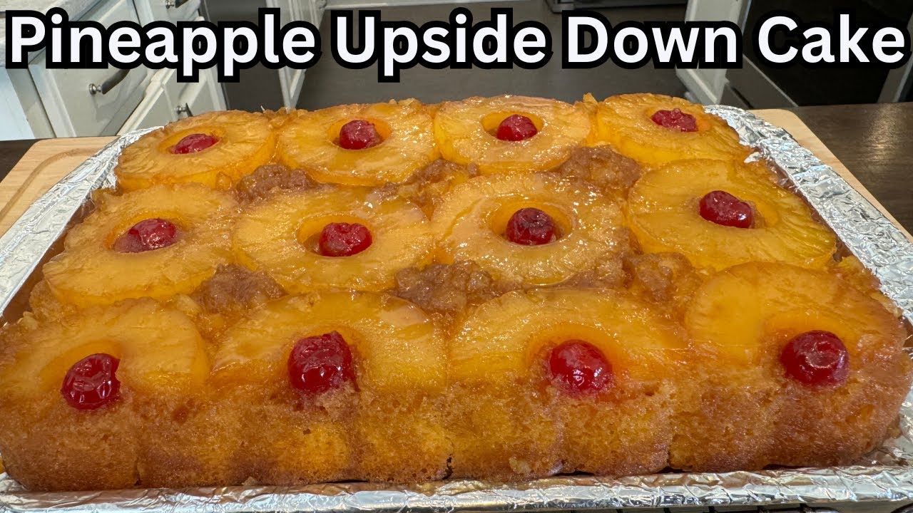 Pineapple Upside Down Cake For The Holiday