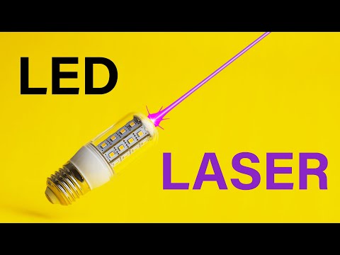World’s Brightest LED Made into a New Type of LASER