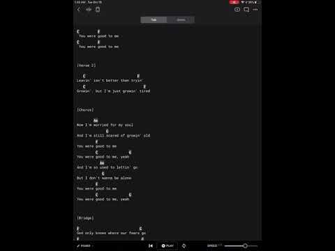 You were good to me pt2 chords