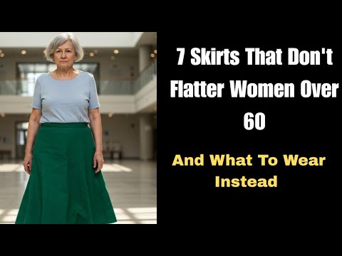7 skirts that might not be the most flattering after 60( and what to wear instead)