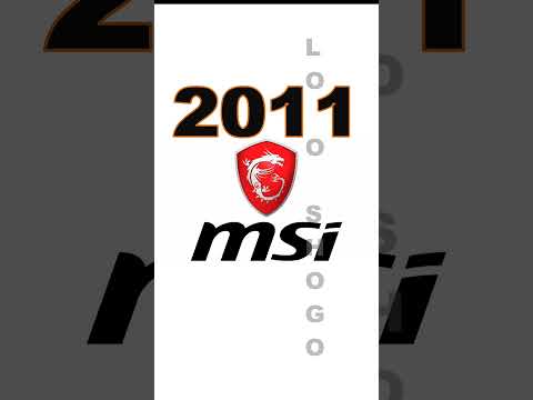 MSI Logo Evolution #computer #equipment #logoshogo