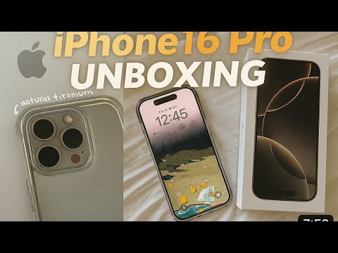 iPhone 16 Pro Unboxing with Aesthetic Vibes and Must-Have Accessories
