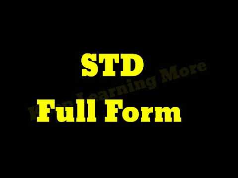STD Full Form