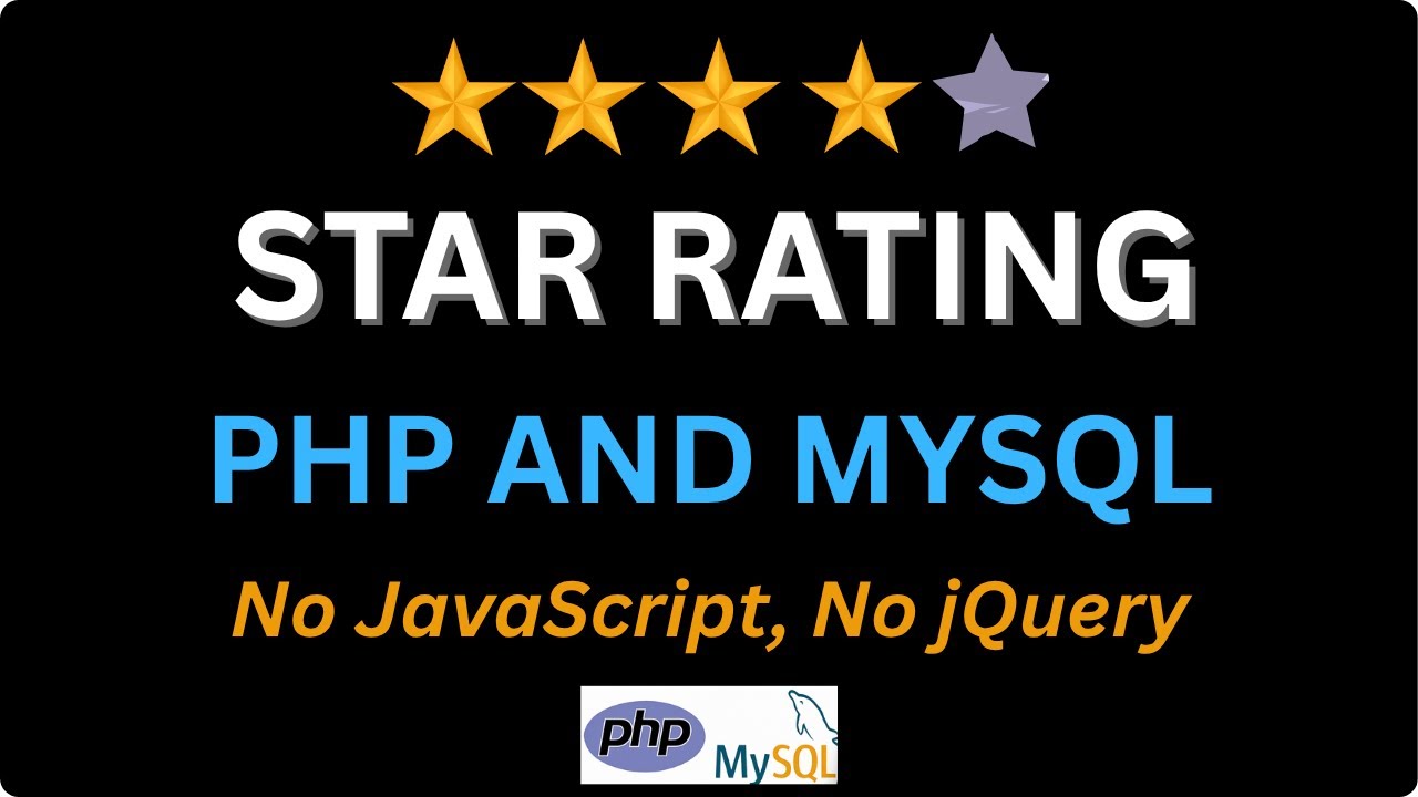 Display Star Ratings in PHP and MySQL | PHP Tutorial