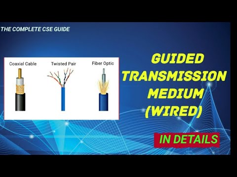 Guided Transmission Media in Computer Networks | Wired Media Types Explained