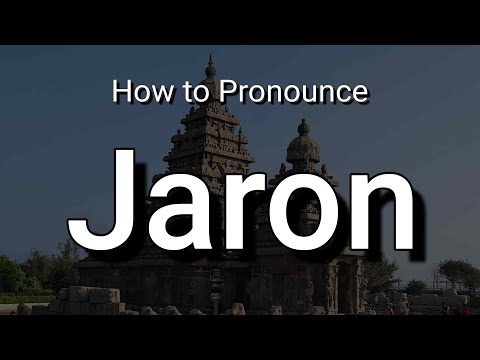 Jaron - Pronunciation and Meaning