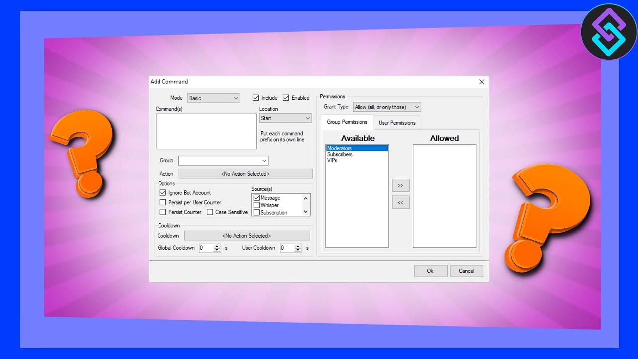 How does the command tab work? - Streamer.bot Tutorial #9