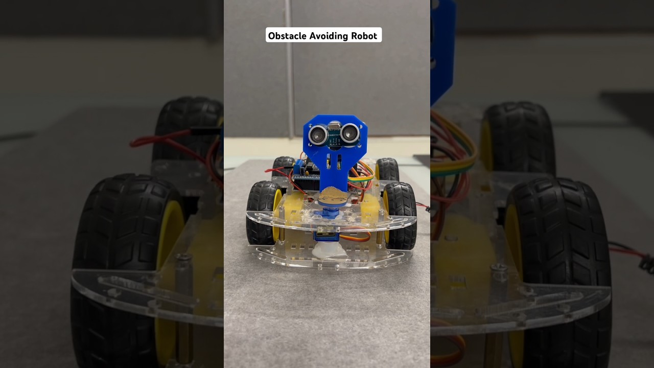DIY Obstacle Avoiding Robot #roboarmy #scienceproject  #arduinoprojects #obstacleavoidance