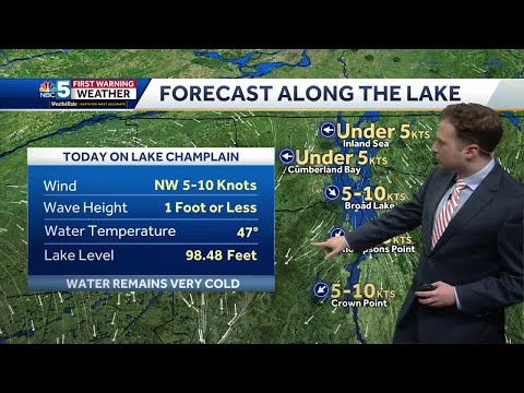 Sunny, warmer Memorial Day in Vermont & New York (5-26-25)