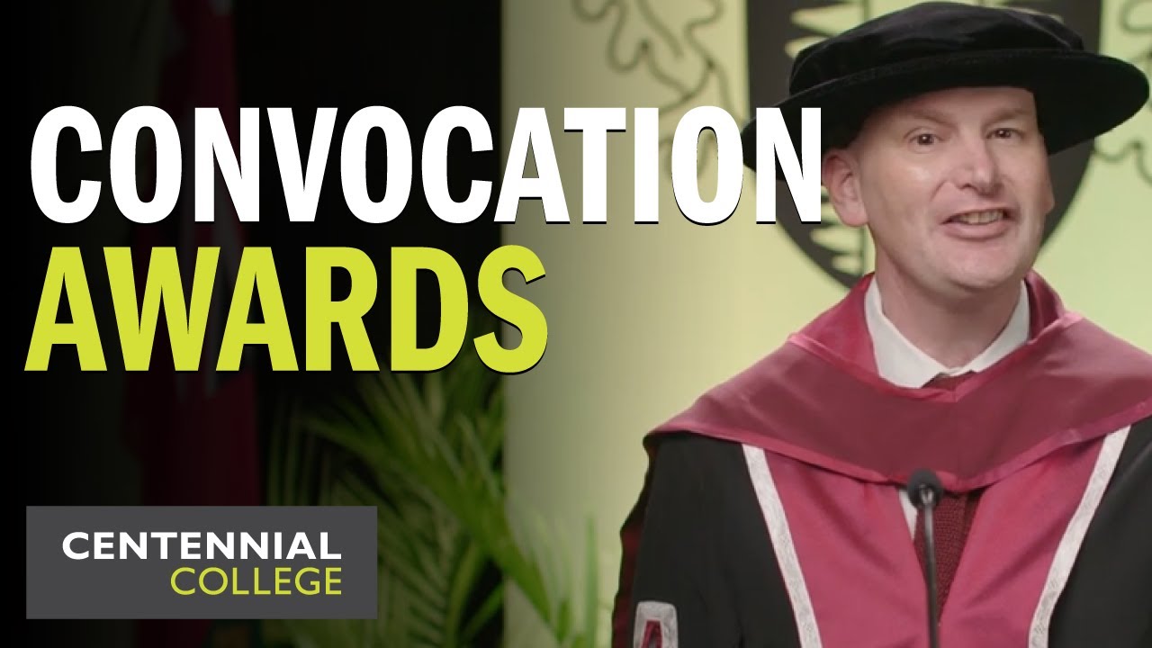 Convocation Awards presented by Dr. Craig Stephenson and Neil Buddel