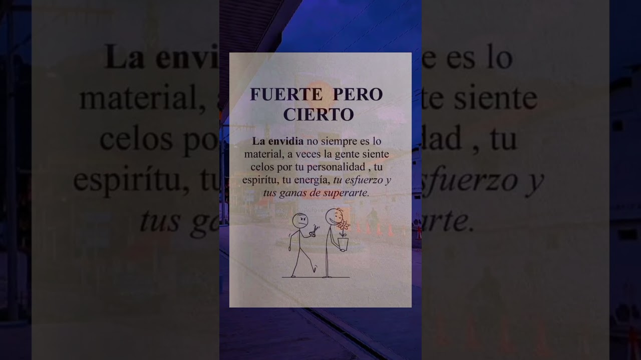 ✅️ La envidia no siempre es lo material #shorts #mentepositiva #frasesinspiradoras #consejos #logro