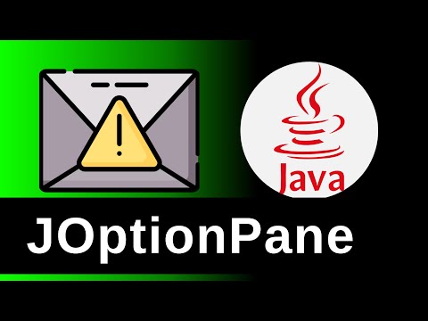 Creating JOptionPane - Java Swing Tutorial 12