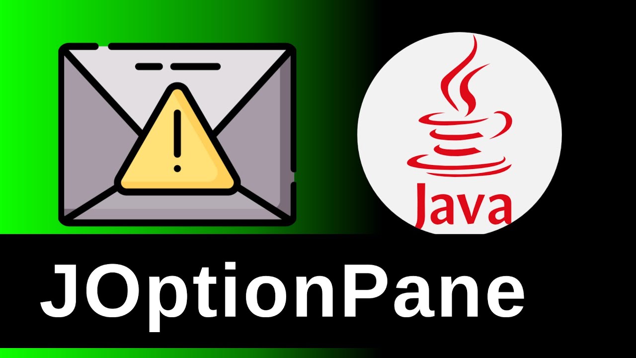 Creating JOptionPane - Java Swing Tutorial 12