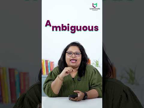 Synonyms for Ambiguous| Learn English|#synonymsinenglish