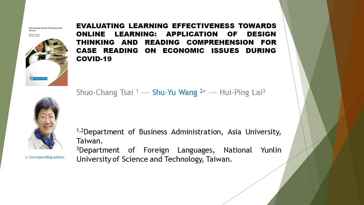 Evaluating Learning Effectiveness towards Online Learning  IJEP 2022 103 287 299