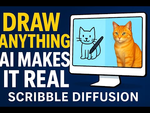 This FREE AI Turns Your Doodles into Real Art – Scribble Diffusion