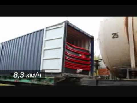 Big Red Flexitank Passes Russian Railroad Test Video | Flexitanks Blog