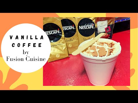Street Style Vanilla Coffee | Mall road Coffee | Hot Coffee by Fusion Cuisine