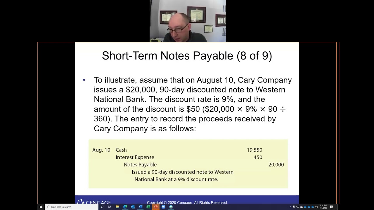 Liabilities Current, Installment Notes, and Contingencies