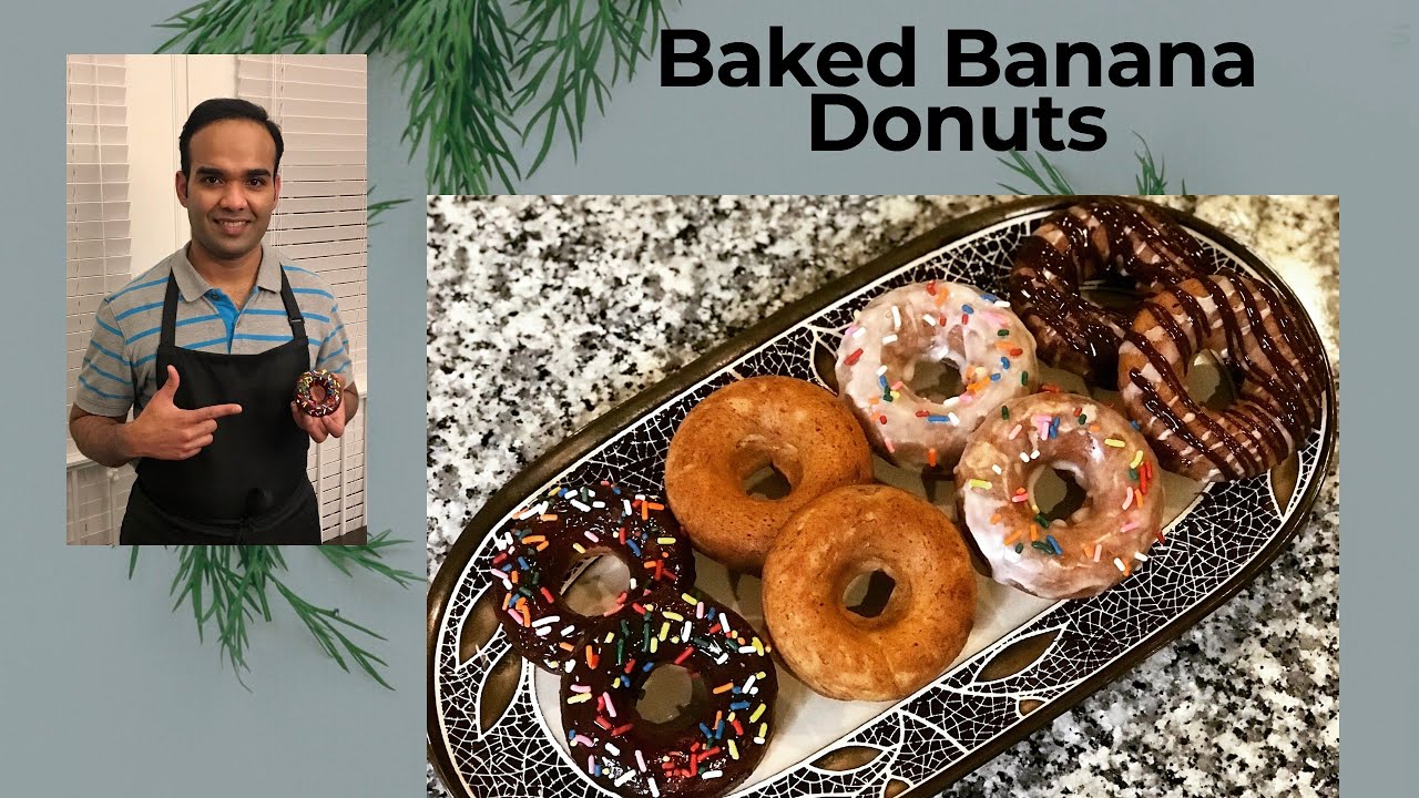 Baked Banana Donuts!