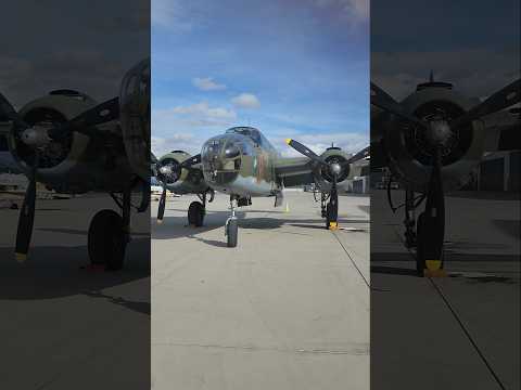 Nothing to See, Just a Genuine B-25 Mitchell World War II Bomber Aircraft #aviation #history
