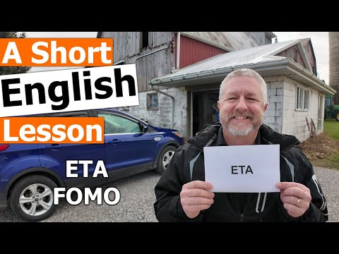Learn the English Acronyms ETA and FOMO