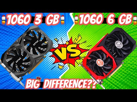 GTX 1060 3 GB VS GTX 1060 6 GB 🔥HUGE PERFOMANCE DIFFERENCE?DON`T BUY BEFORE WATCHING!