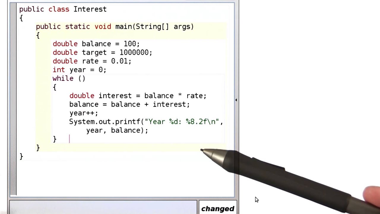The While Loop - Intro to Java Programming