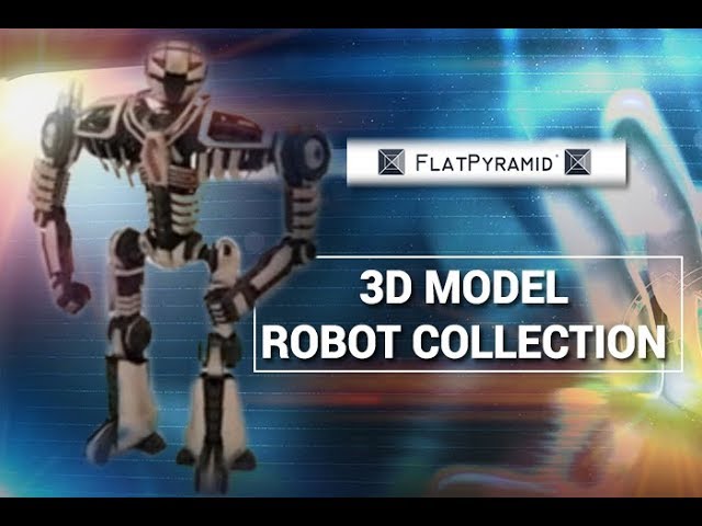 Robot collection 3D Model - FlatPyramid