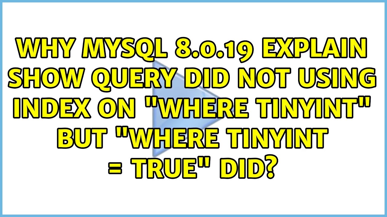 Why Mysql 8.0.19 explain show query did not using index on 