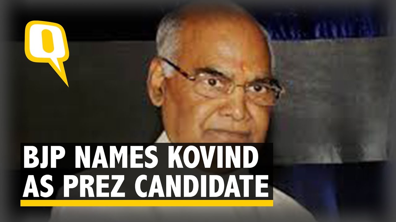 BJP Fields Ram Nath Kovind As NDA’S Presidential Candidate - The Quint