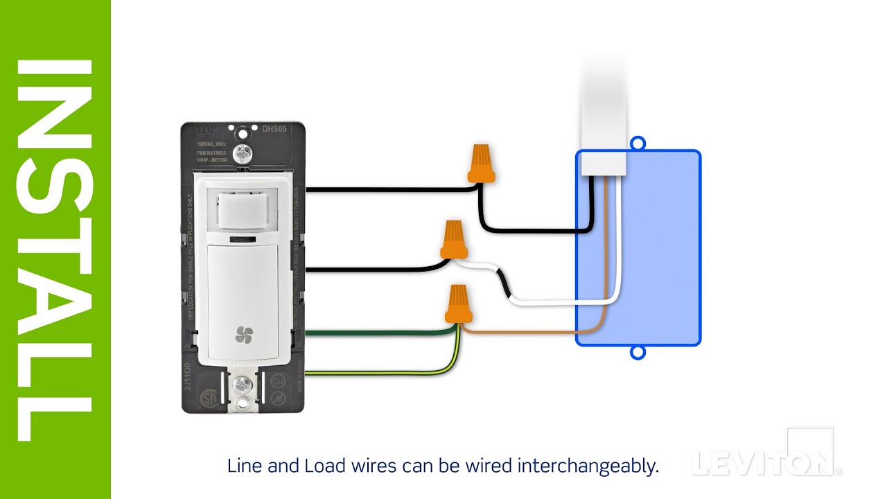 How to install the DHS05 Humidity Sensor and Fan Control Switch
