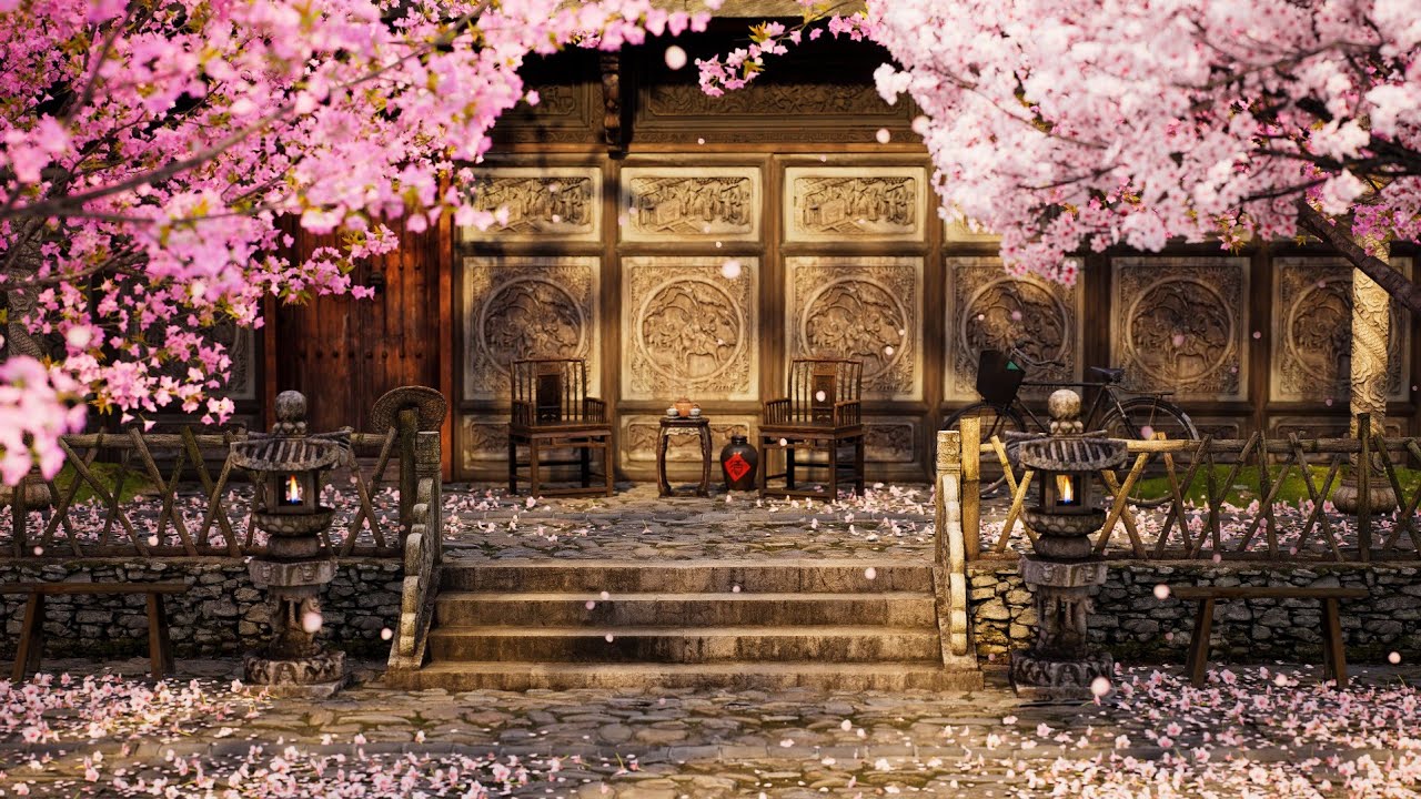 Cherry Blossoms Cinematic Animation - 3D Environment Art