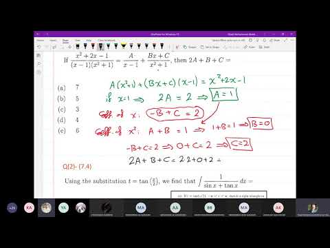 Math 102 Final Exam Revision Part 1