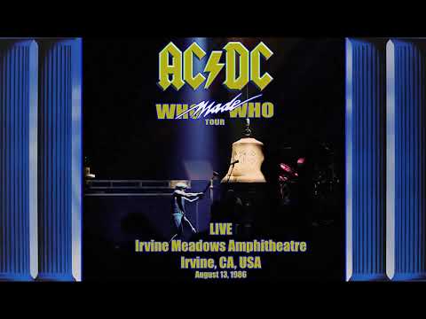 AC/DC - LIVE Irvine, CA, USA, August 13th, 1986 Full Concert (Enhanced soundboard)